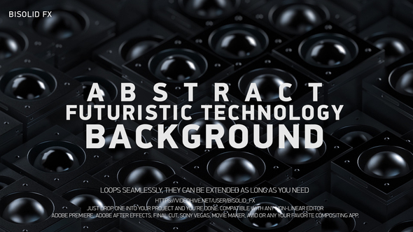 Abstract Futuristic Technology Motion Background, Motion Graphics | VideoHive